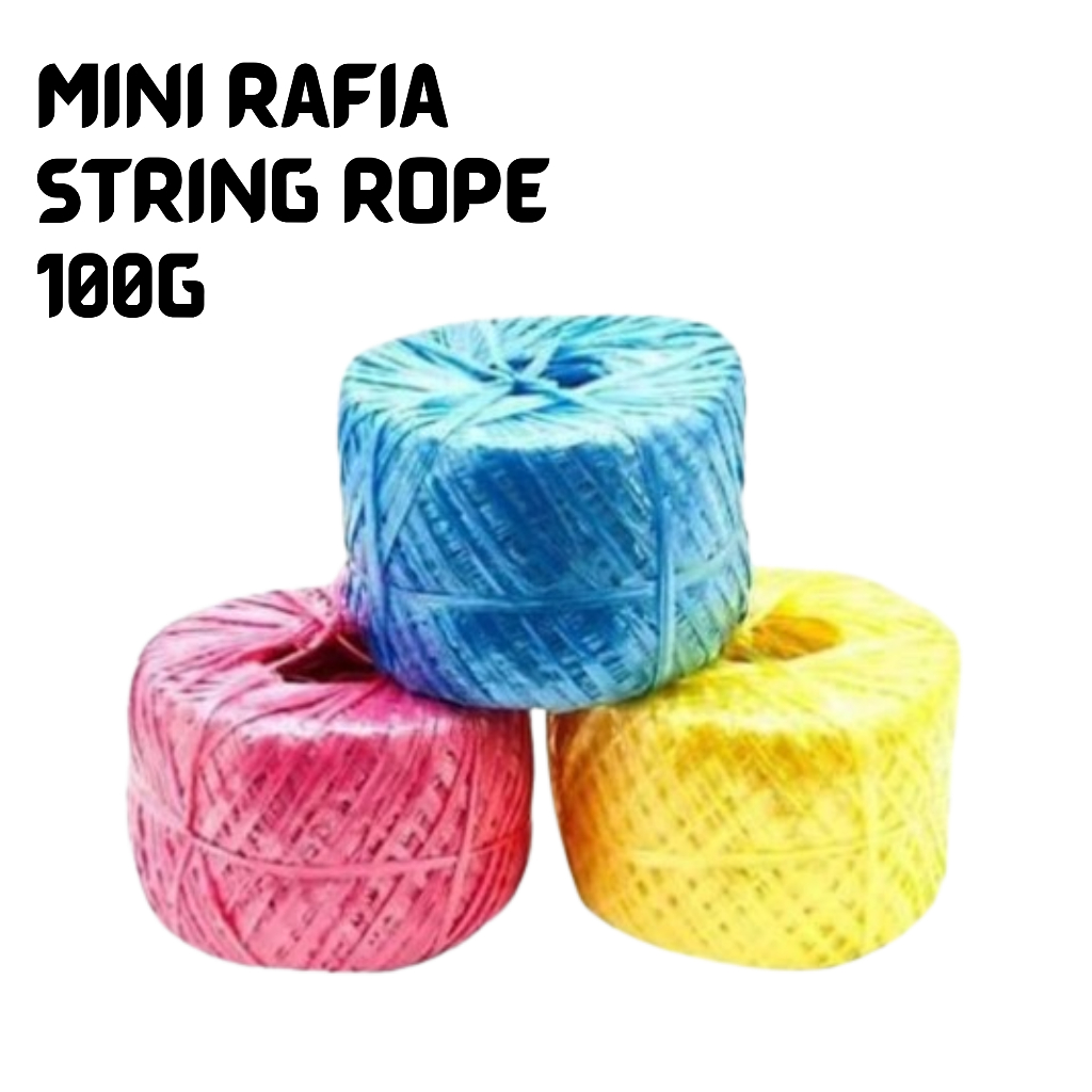 Tali Rafia Mini Raffia Rope Nylon Rope 1 roll | Shopee Malaysia