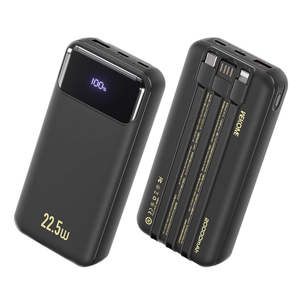 WK WP-22 22.5W 20000mAh Super Fast Charging Power Bank with Cable ...