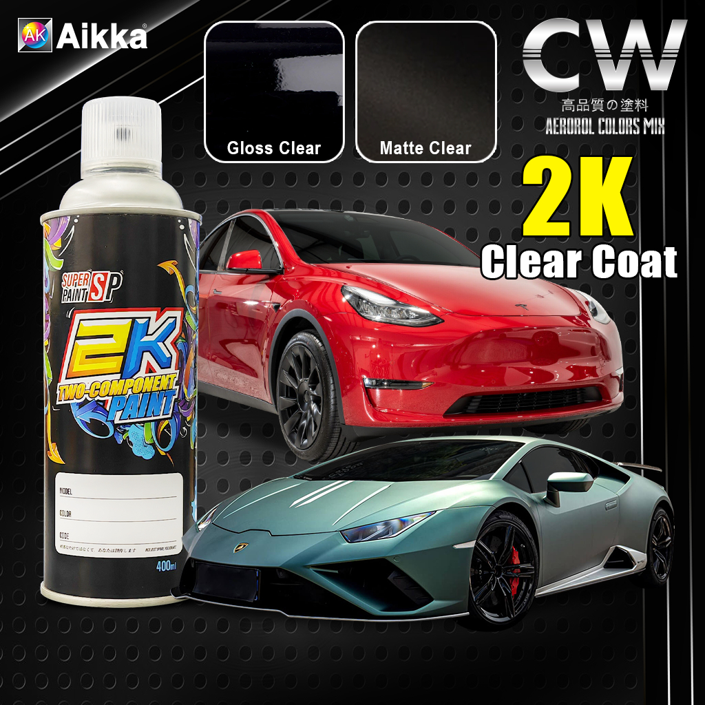2K Clear Coat Aerosol High Solid High Gloss Top Coat Matte Clear Aerosol Paint Spray Paint K1K ...