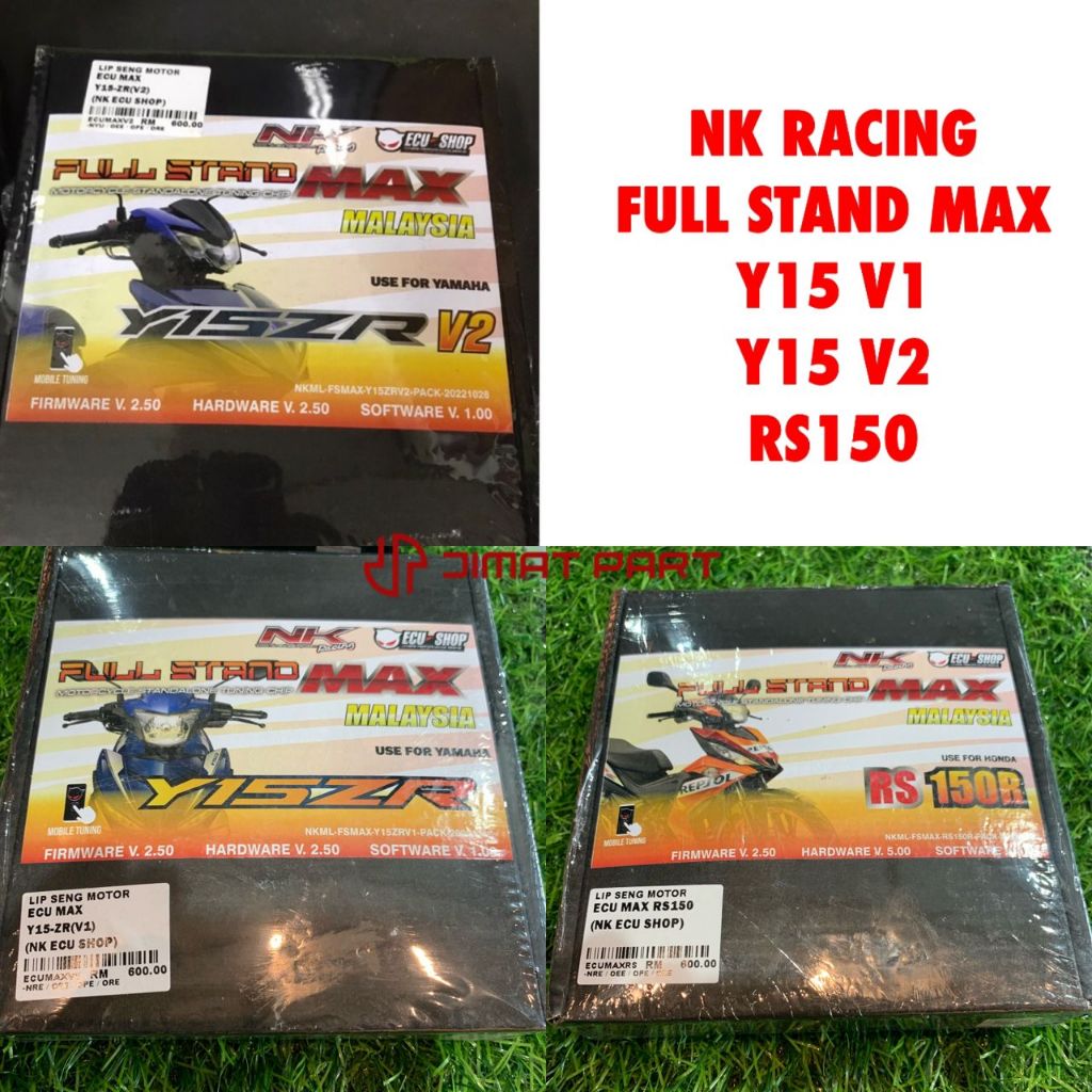 NK RACING ECUSHOP ECU SHOP FULL STAND MAX RS150 RS 150 Y15 YSUKU Y15ZR ...
