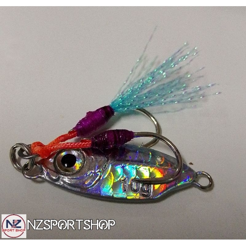 MICRO JIG 10g ( FREE DOUBLE HOOK ) | Shopee Malaysia