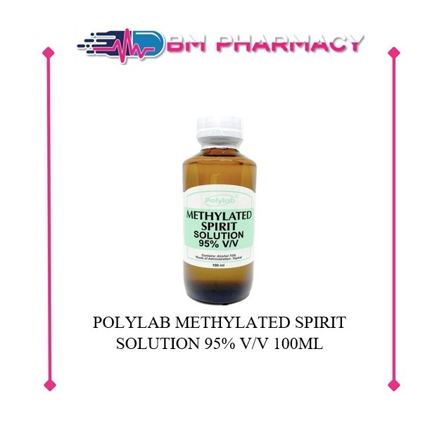 POLYLAB METHYLATED SPIRIT 100ML (Contains 70% alcohol) | Shopee Malaysia