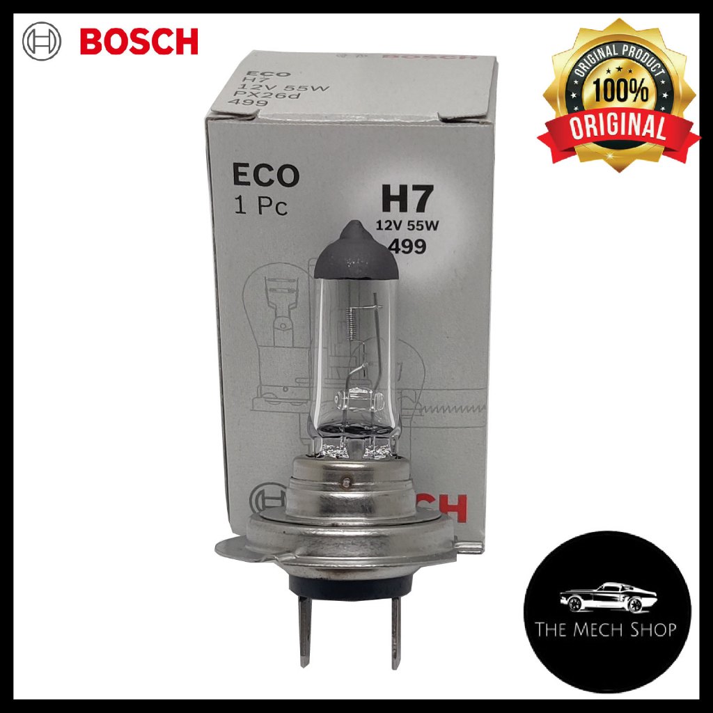 (100% Original) Bosch H7 12V 55W Halogen Head Lamp Light Bulb Alza Blm ...