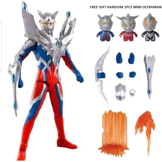 SHF Ultra Act Action Figure Ultraman Ultimate Zero Aegis Armor Movable ...