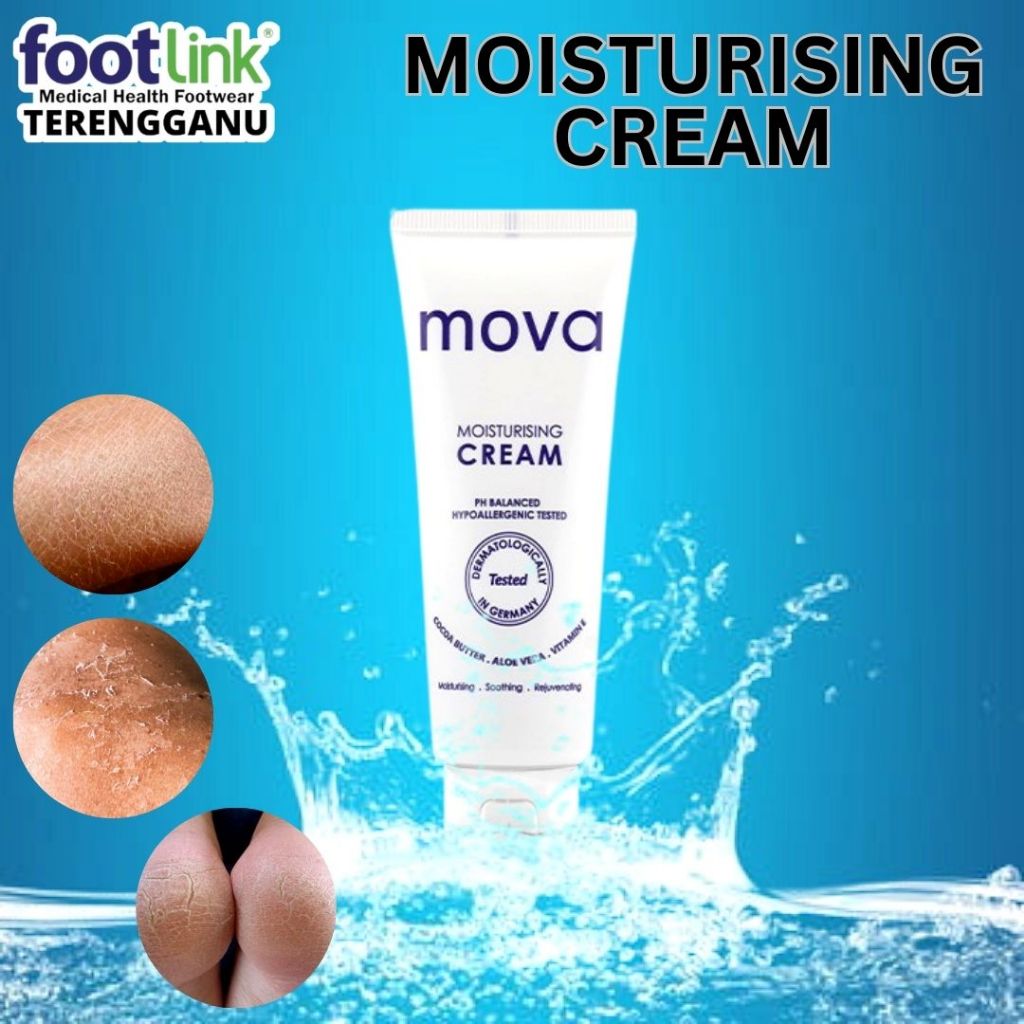 Footlink MOVA MOISTURISING CREAM FOR DRY & SENSITIVE SKIN | Shopee Malaysia