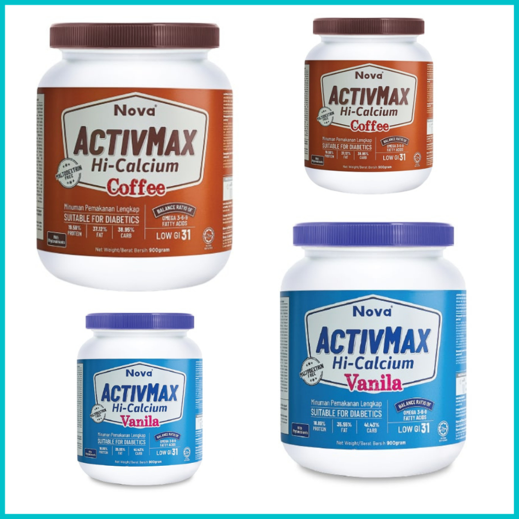 Nova Activmax High Calcium Vanilla 900g / Nova Activmax High Calcium ...