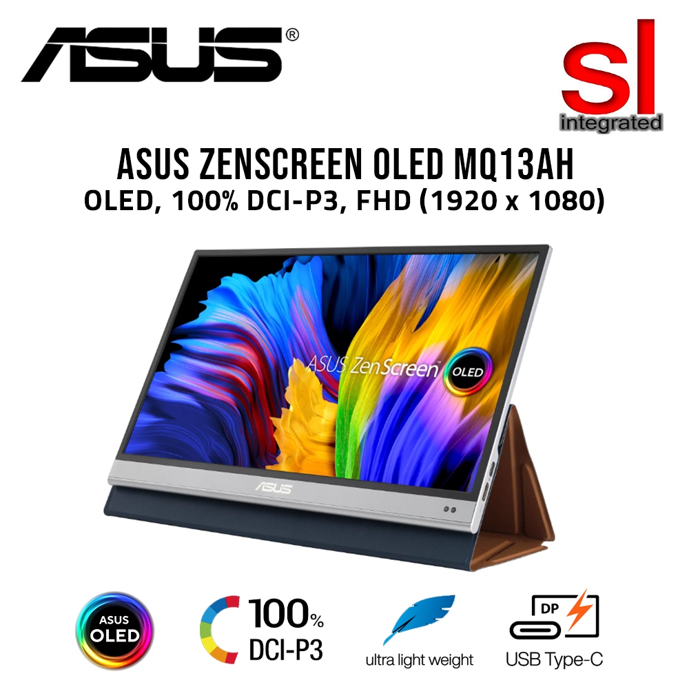 ASUS ZenScreen OLED MQ13AH Portable Monitor – 13.3-inch FHD (1920 x ...