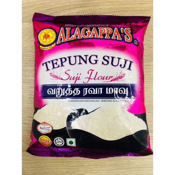 Pure SEMOLINA Flour by Alagappas, Tepung SUJI Alagappas, HALAL ...