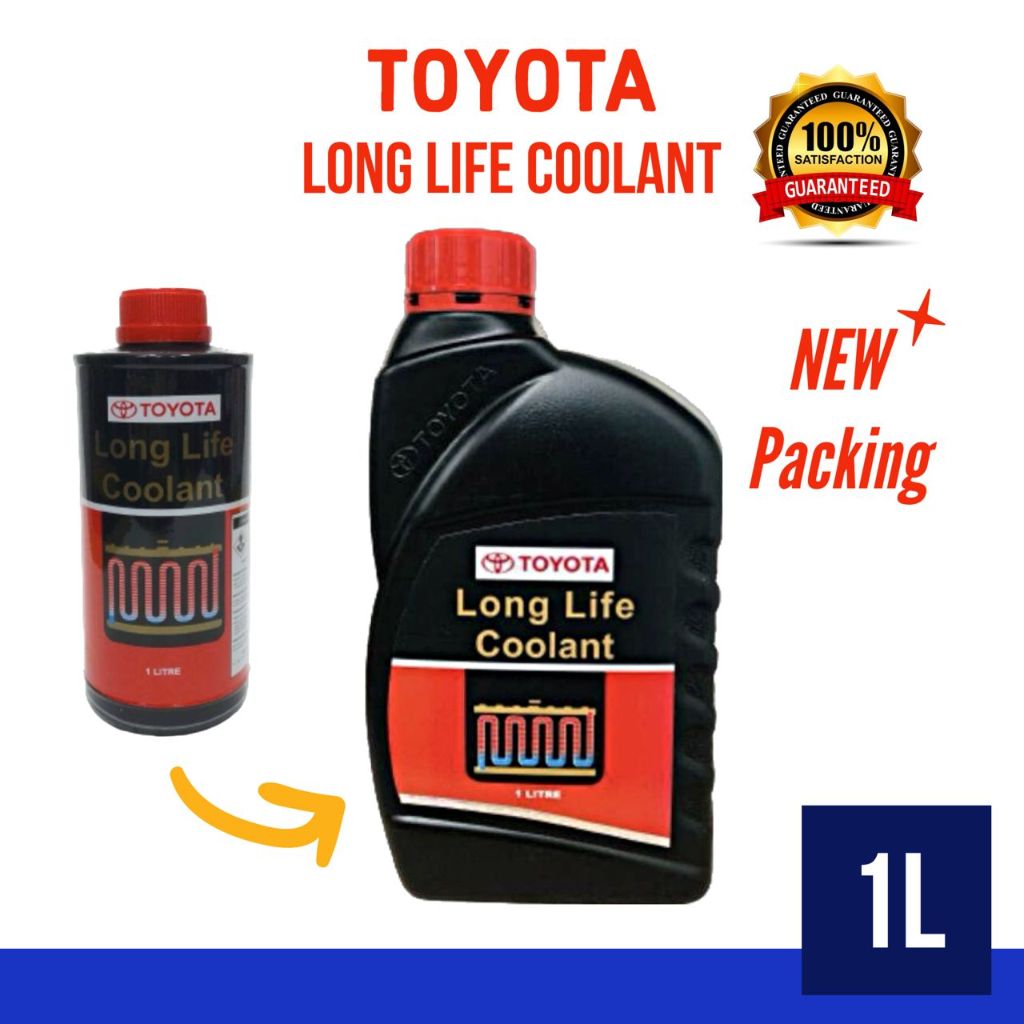 【100% ORIGINAL】TOYOTA LONG LIFE COOLANT (1L) (088891L) UNTUK TOYOTA/ PERODUA/ PROTON/ HONDA ...