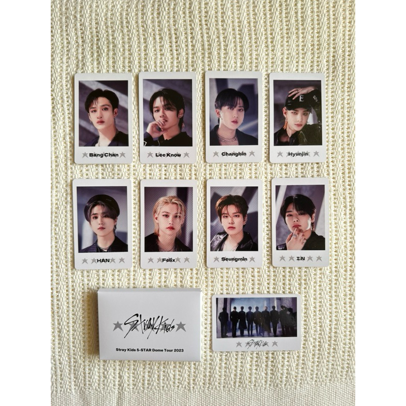 Stray Kids Japan MD Merchandise 5Star Dome Tour Photocards Skz | Shopee ...
