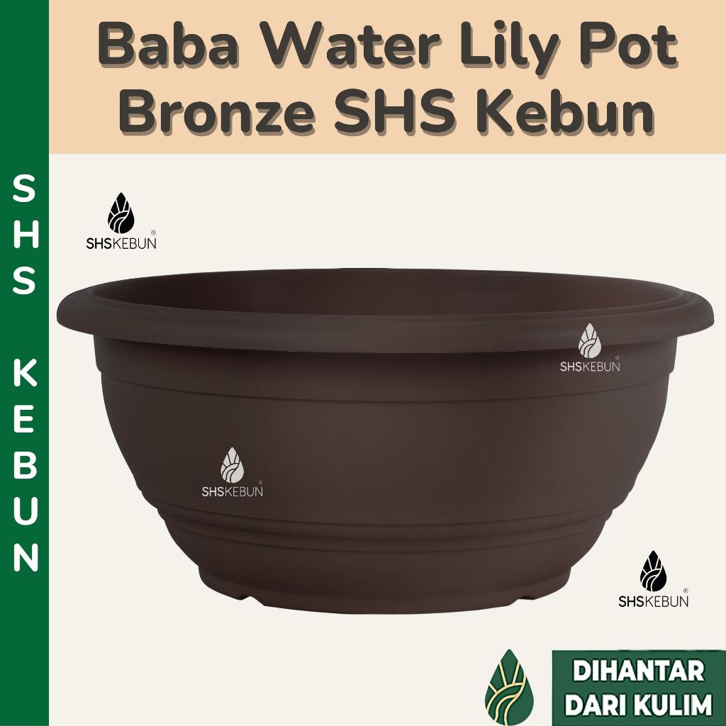 Baba 莲花盆 Water Lily Pot Pasu Teratai Flower Pot Pasu Tiada LubangPot ...