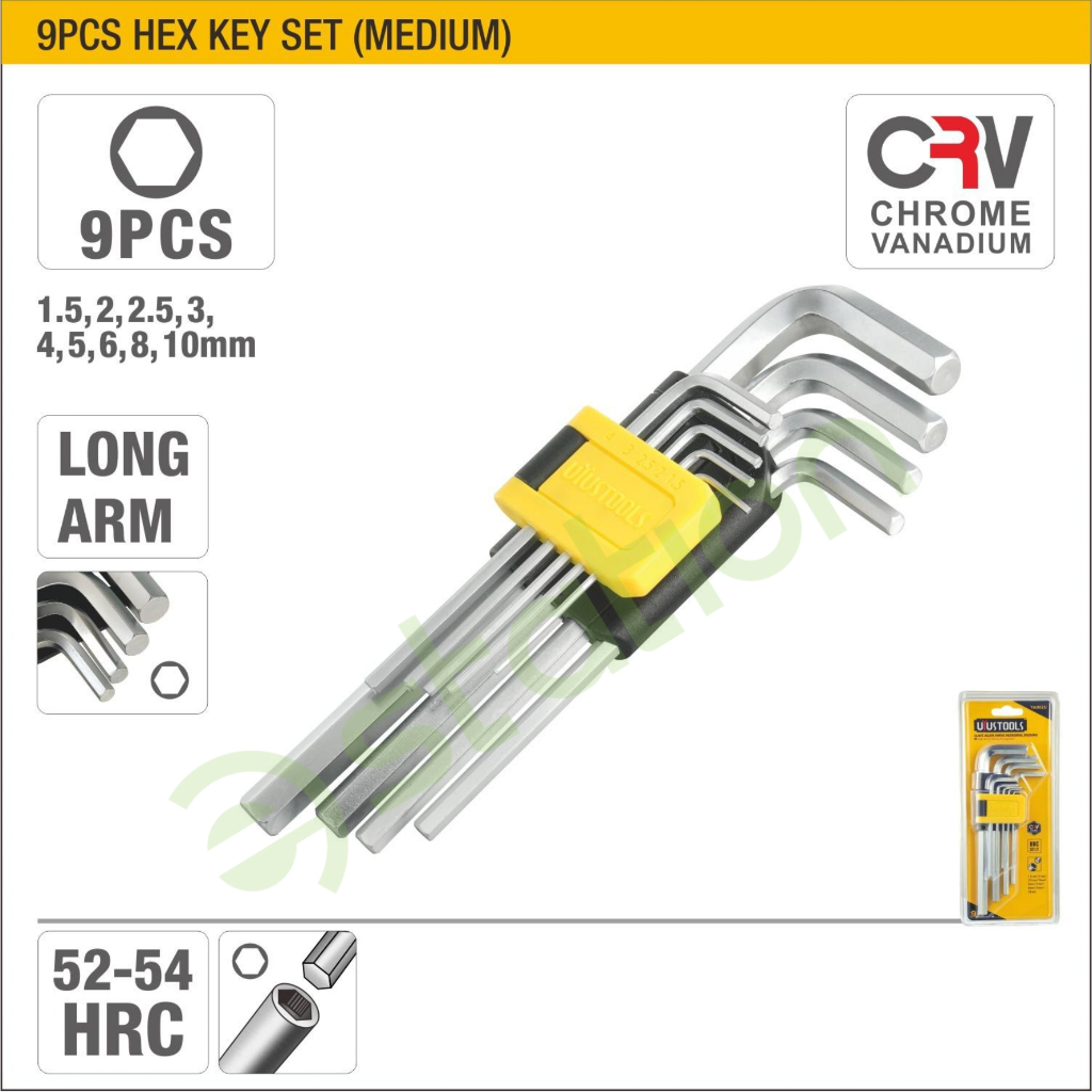 UYUSTOOLS YA902U 9PCS HEX KEY SET | Shopee Malaysia