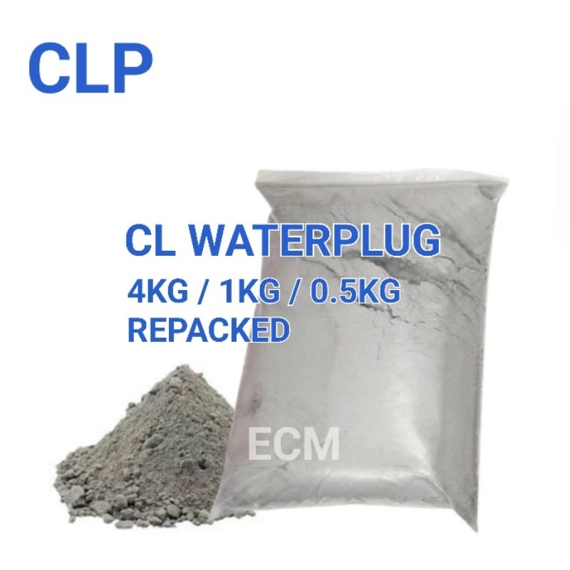 CL WATERPLUG (1KG REPACKED) Simen Cepat Kering, Hydraulic Cement ...