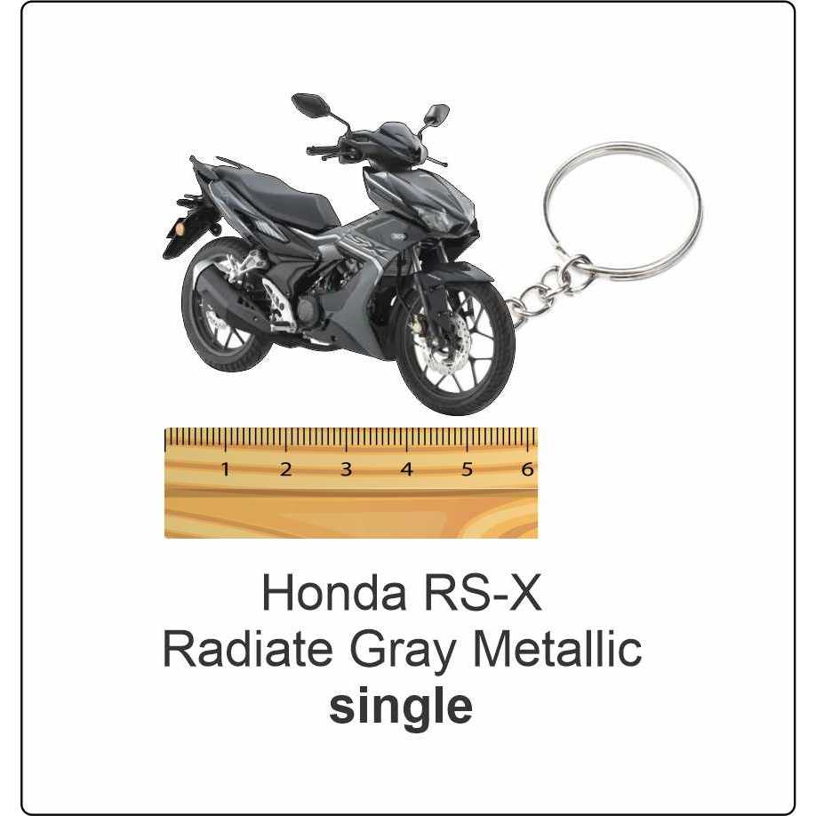 honda Rsx rs-x Radiate Gray Mat Ion Blue 2d keychain | Shopee Malaysia