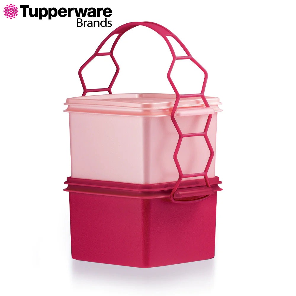 🔥READY STOCK🔥 ORIGINAL TUPPERWARE Double Deep (2) with Cariolier 2024 1 ...