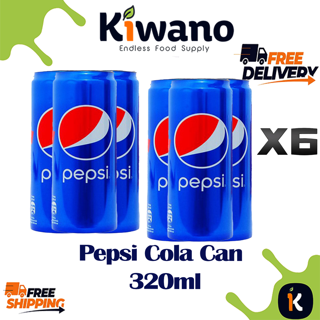 Pepsi Cola Can 📢📢(6 X 320ml) | Shopee Malaysia