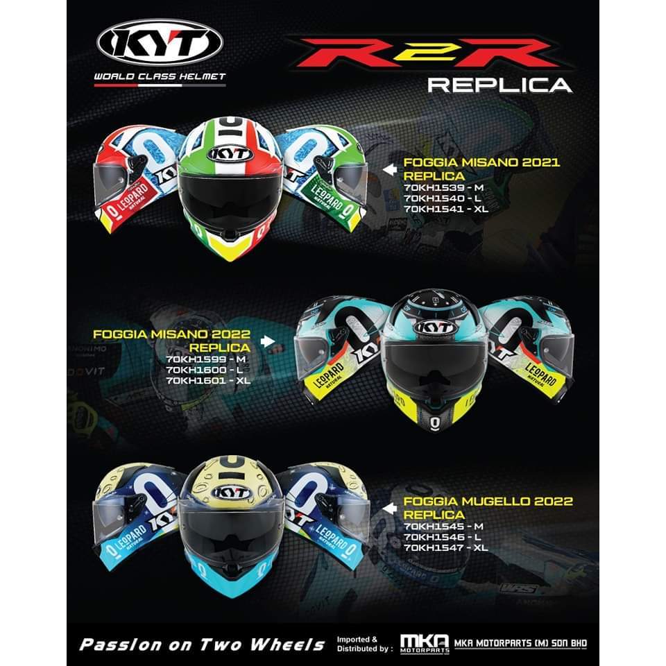 KYT R2R REPLICA DESIGN | Shopee Malaysia