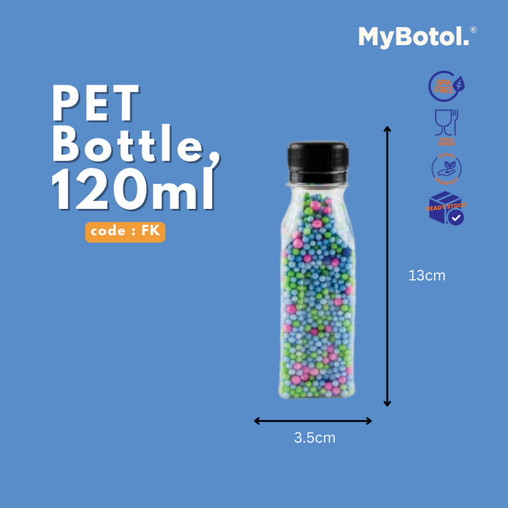 [mybotol] BOTOL PLASTIK | BOTOL KECIL | BOTOL SERBUK | BOTOL PUDING ...