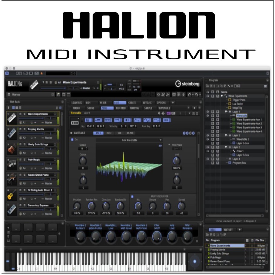 Steinberg Halion 7 & Halion Sonic Keyboard Piano Etc Full Completed ...