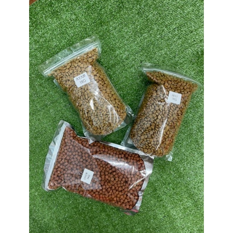 BUY 5 PACK 1KG FREE 500G 🔥🔥 READY STOCK REPACK DOG FOOD - 500G/1KG ...