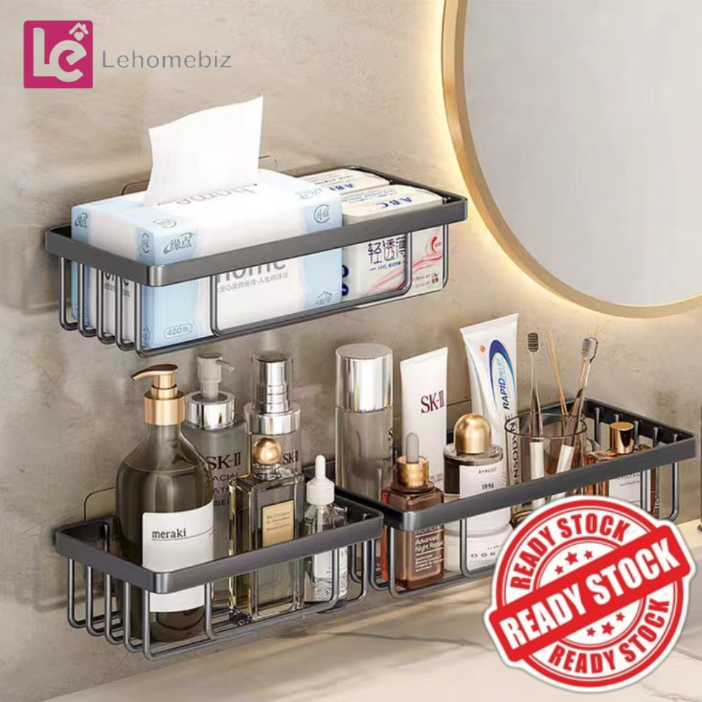 Bathroom Storage Rack Shower Gel Shelf Makeup Organizer Stand Holder ...
