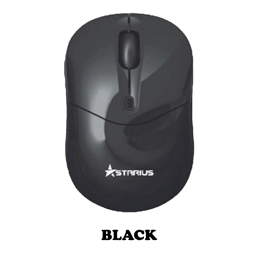 Starius (M7078) 2.4GHz Wireless Mouse (Black)/Blue/Red) | Shopee Malaysia