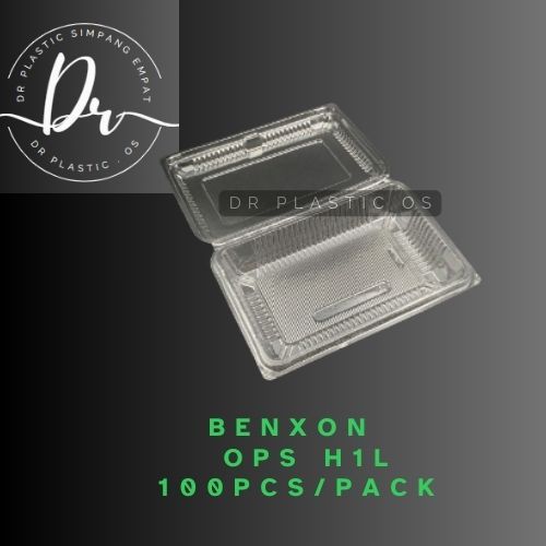 OPS - H1L - BENXON Plastic Tray with Lock [ 100pcs± ] Bakery Disposable ...