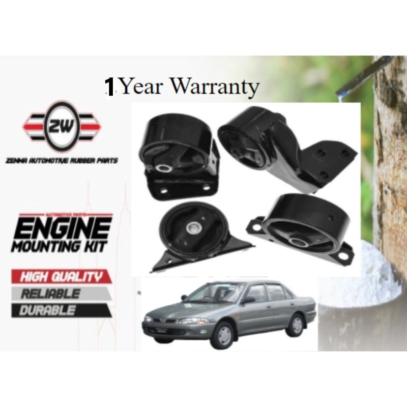 ZW/ZENWA Engine Mounting Kit for Proton Wira Satria 1.3 / 1.5 Manual ...