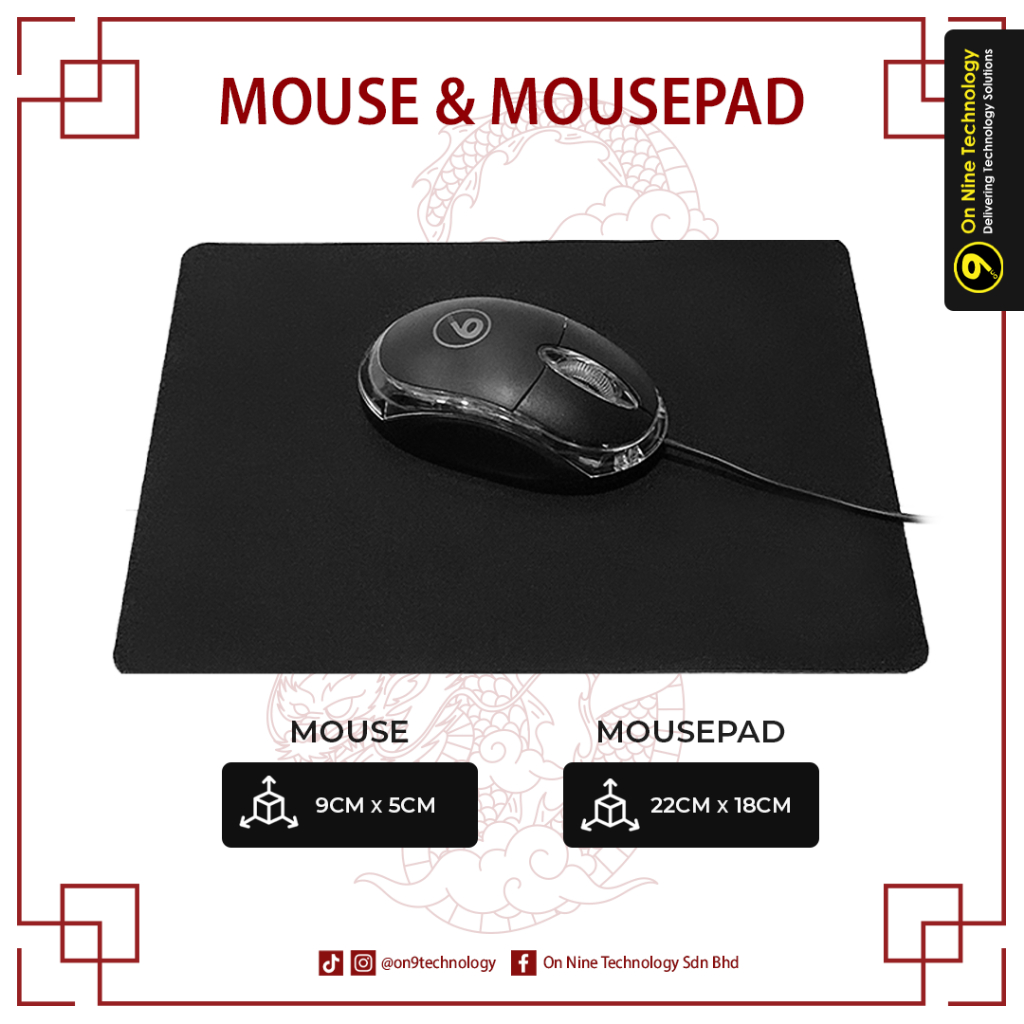Wired Mouse/MousePad (House Brand) | Shopee Malaysia