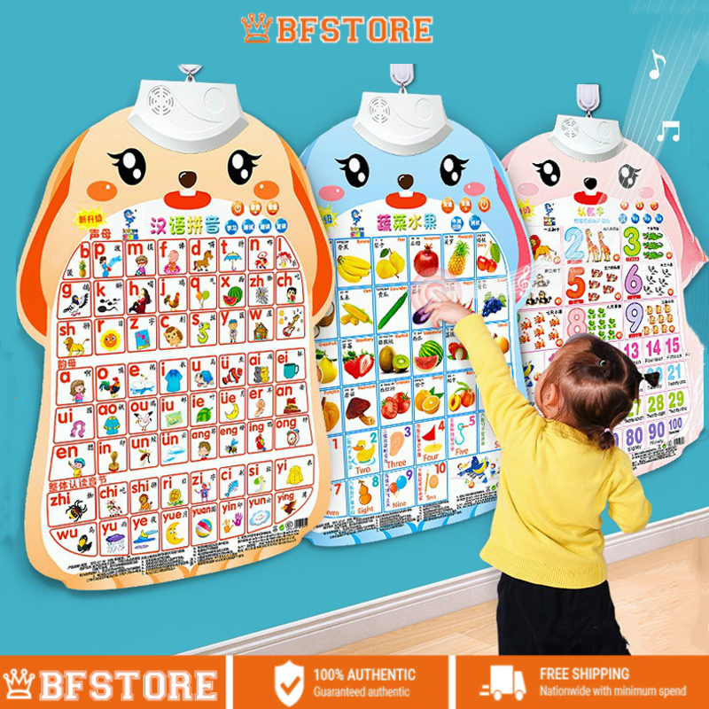 Sound Electronic Wall Hanging Chart Baby Learning Machine Early ...