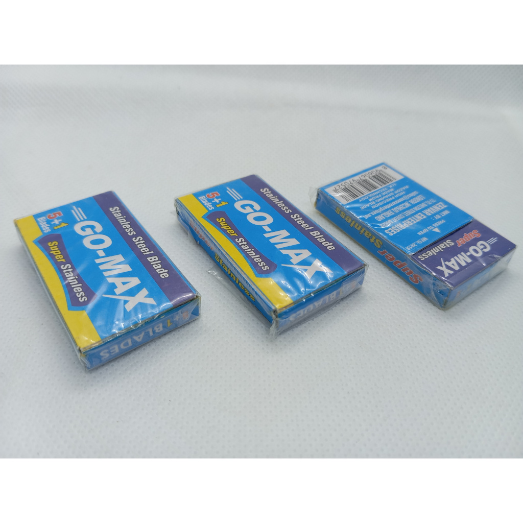 GO-MAX Shaving Razor - 3 Box Package (5+1 blades per box) | Shopee Malaysia
