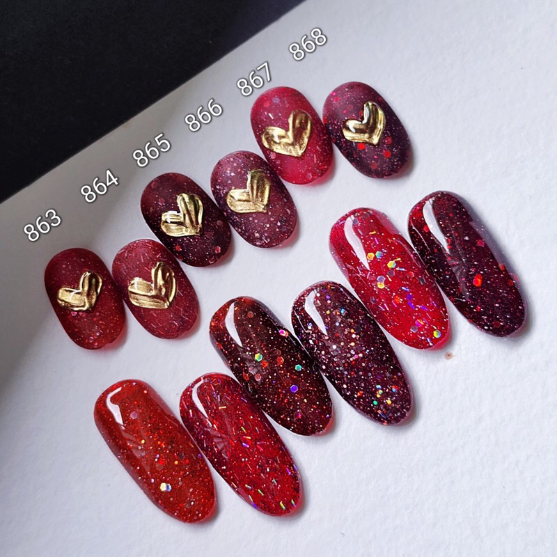YS 2024 新年红钻系列 YS gel diamond red 863-874 | Shopee Malaysia