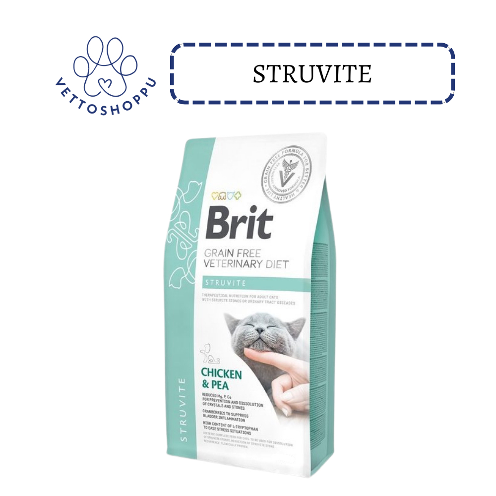Brit Grain Free Veterinary Diets Cat 5kg Struvite Dry Cat Food (Chicken ...