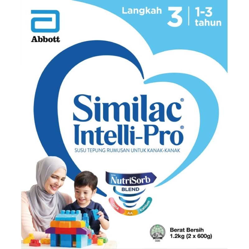 Similac Intelli- Pro Langkah 3 1.2kg(1-3tahun) | Shopee Malaysia