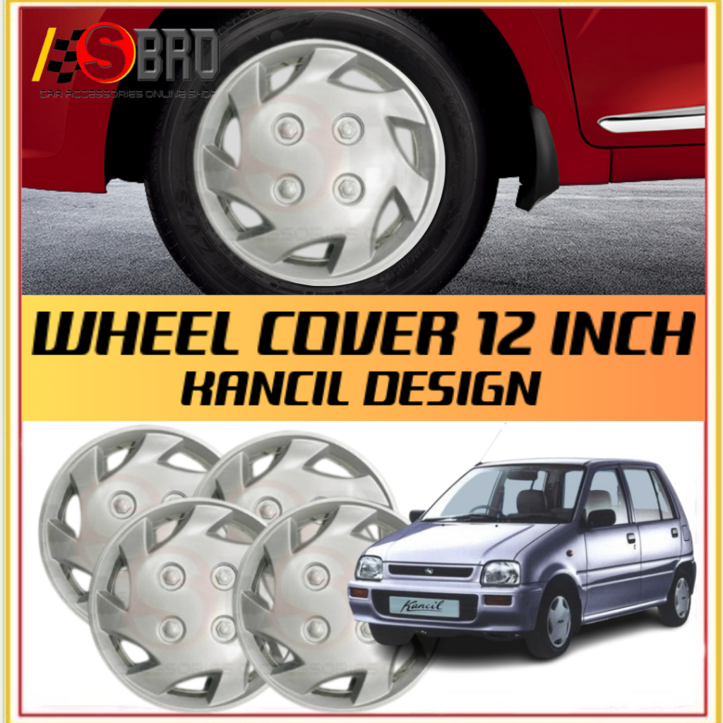 Car Wheel Cover Tyre Center Hub Cap Steel Rim Perodua Kancil 12 Inch ...