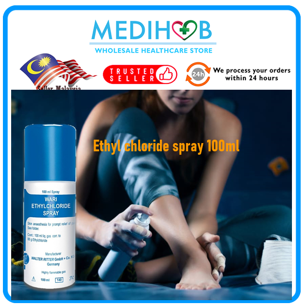 Ethyl Chloride Spray 100ML (Cooling, sports aid) EXP 7/2026 [ONLY WEST ...