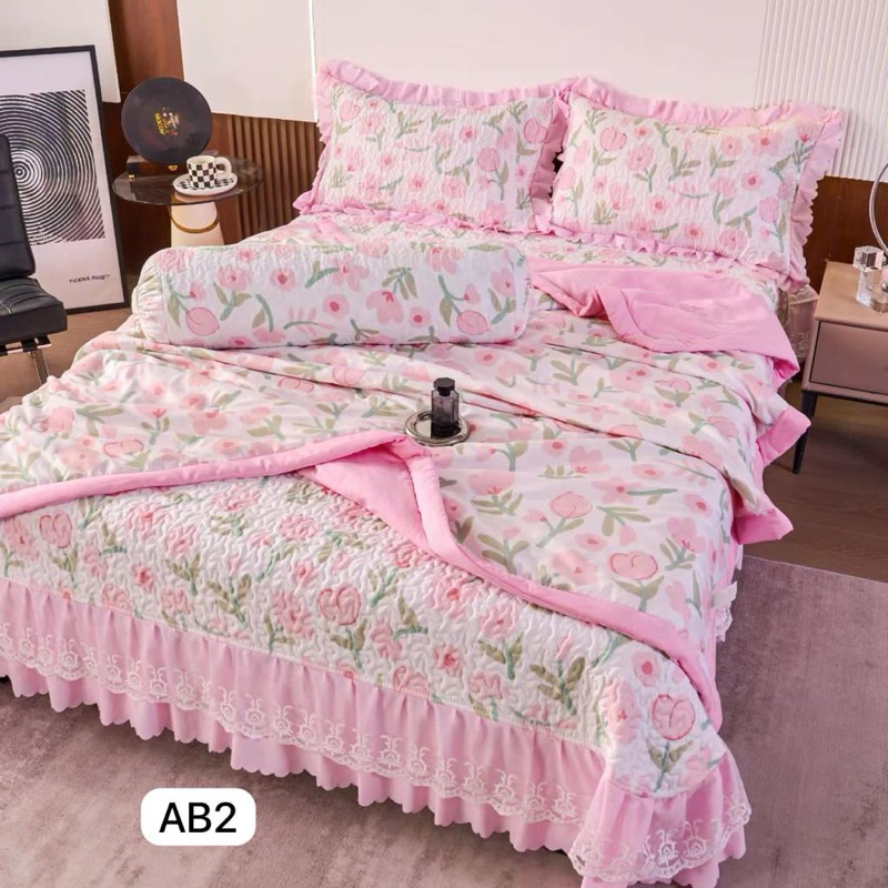CADAR PATCHWORK COTTON 5in1 SAIZ QUEEN | Shopee Malaysia