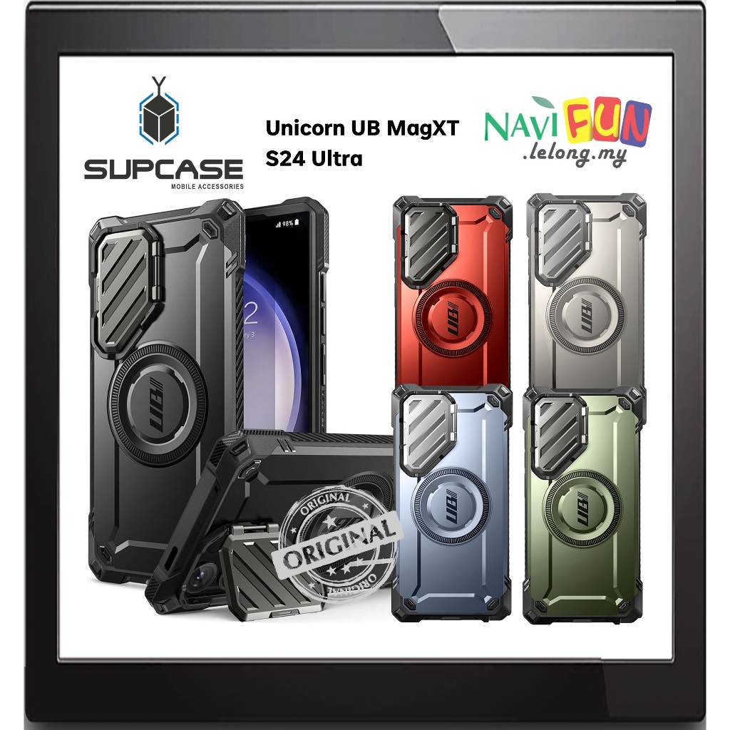 [for Samsung S24 S25 Ultra] Supcase UB Unicorn Beetle MAG XT Bumper ...