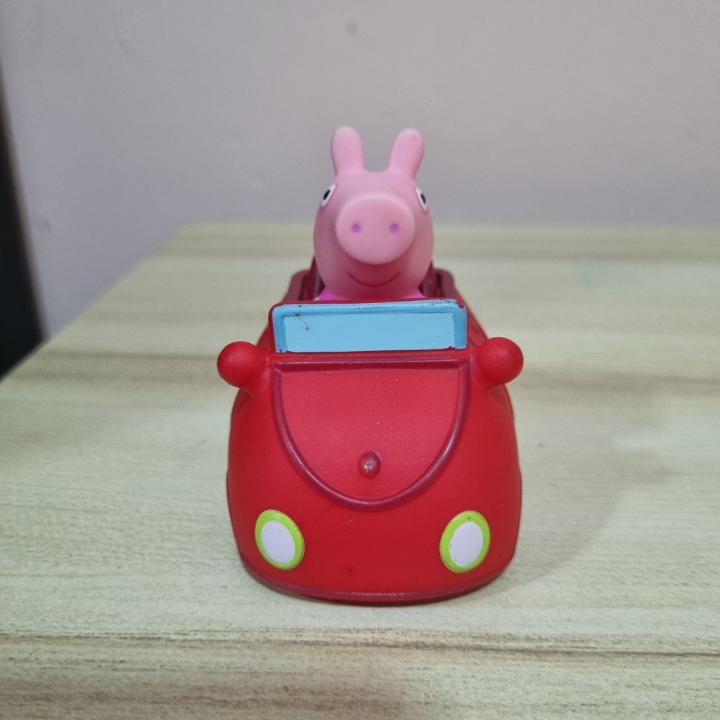 Peppa pig red buggies car preloved toy | Shopee Malaysia