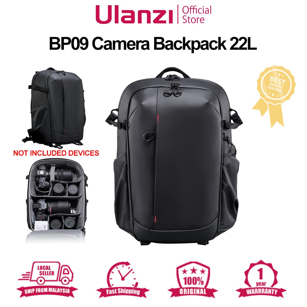 ULANZI BP09 Traker Camera Backpack 22L Versatile Camera Travel Bag ...
