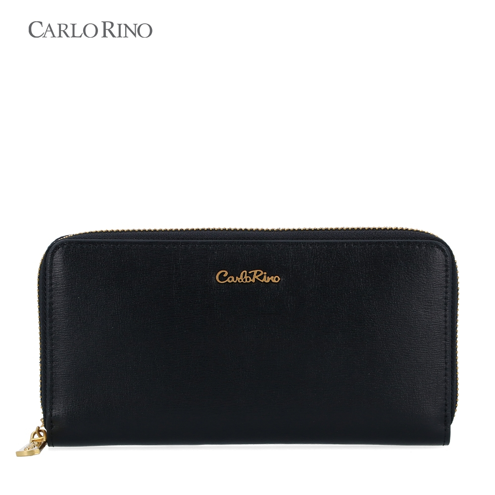 Carlo Rino Black The Classic Zip Wallet | Shopee Malaysia