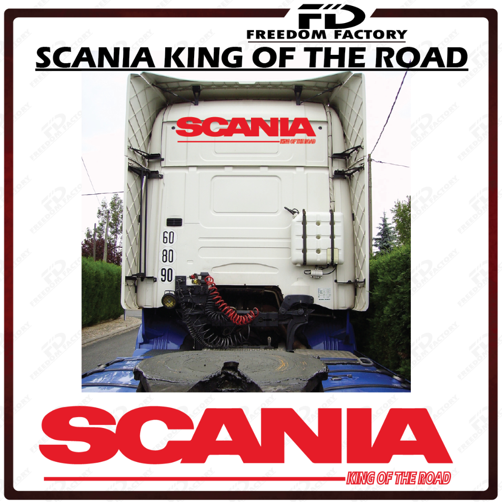 Scania Next Generation Perfect Fit King of the Road Sticker Decal ...