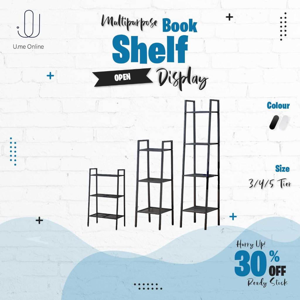 U.me Multipurpose Shelves Book Shelf Office Living Room Shelves & Rack ...