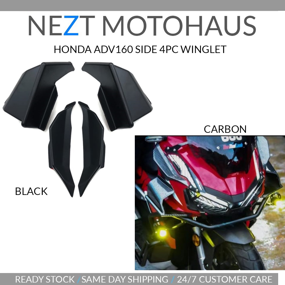 HONDA ADV160 SIDE WINGLET 4PCS NEW MODEL | Shopee Malaysia