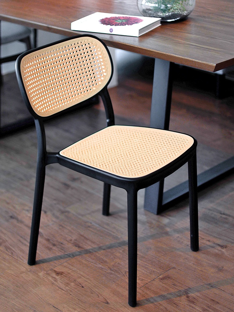 [PRE-ORDER] Kerusi Cafe Rotan Moden IRIS Plastic Rattan Premium ...