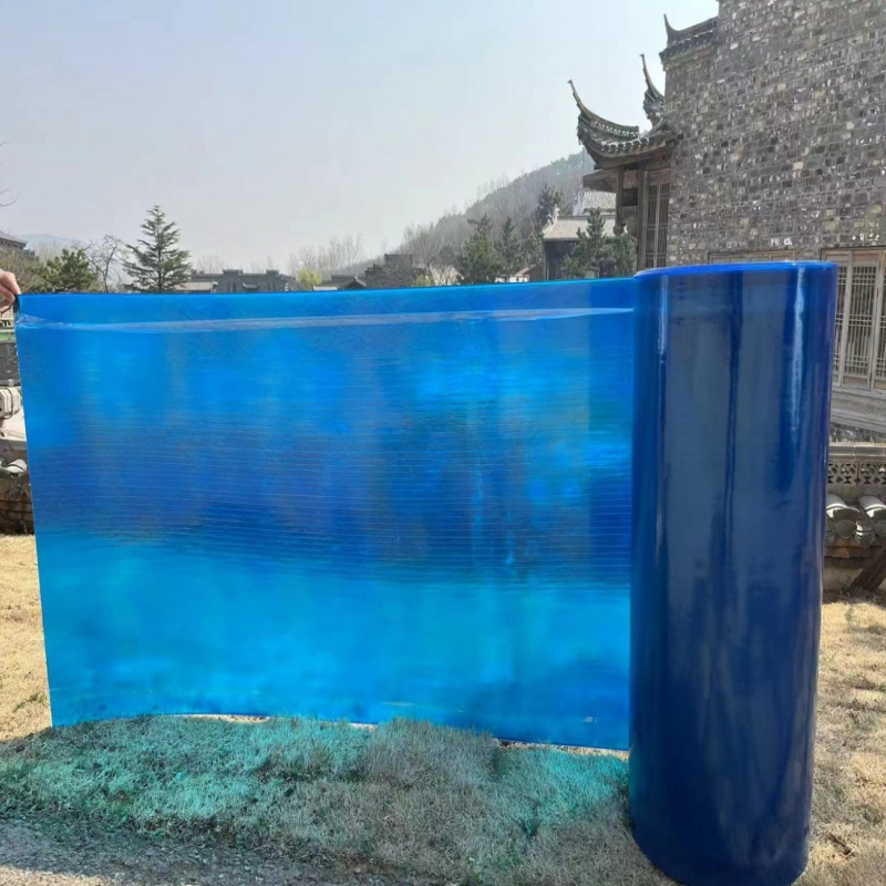 PVC Roof Sheet 1mm tebal anti uv Polycarbonate Sheet Atap Cerah Atap ...