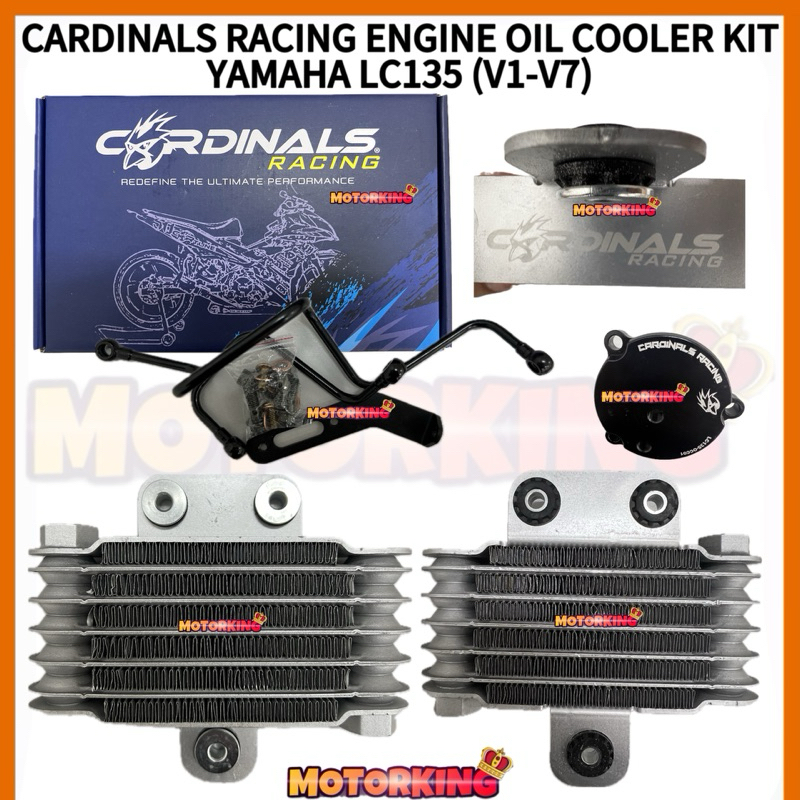 CARDINALS RACING ENGINE OIL COOLER YAMAHA LC135 V1 V2 V3 V4 V5 V6 V7 SAMA PAKAI PLUG N PLAY ...