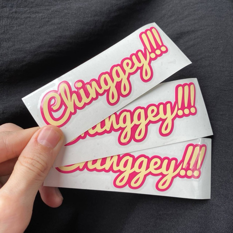 STICKER CHINGGEY | STICKER MOTOR | STICKER KERETA | Shopee Malaysia