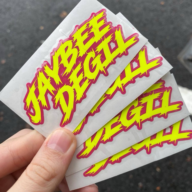 STICKER JAYBEE DEGIL | STICKER MOTOR | STICKER KERETA | Shopee Malaysia