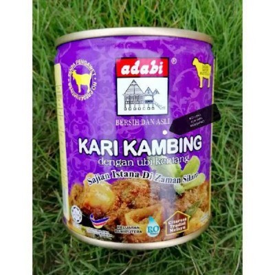 Kari Kambing Adabi Mutton Curry Adabi 280g Halal Canned Food | Shopee ...